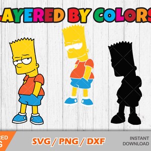 Simpsons Clip Art Bundle, Simpsons Svg Cut Files for Cricut ...