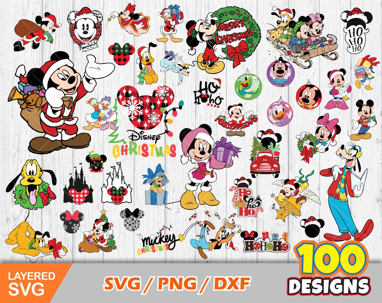 Disney Christmas Clipart