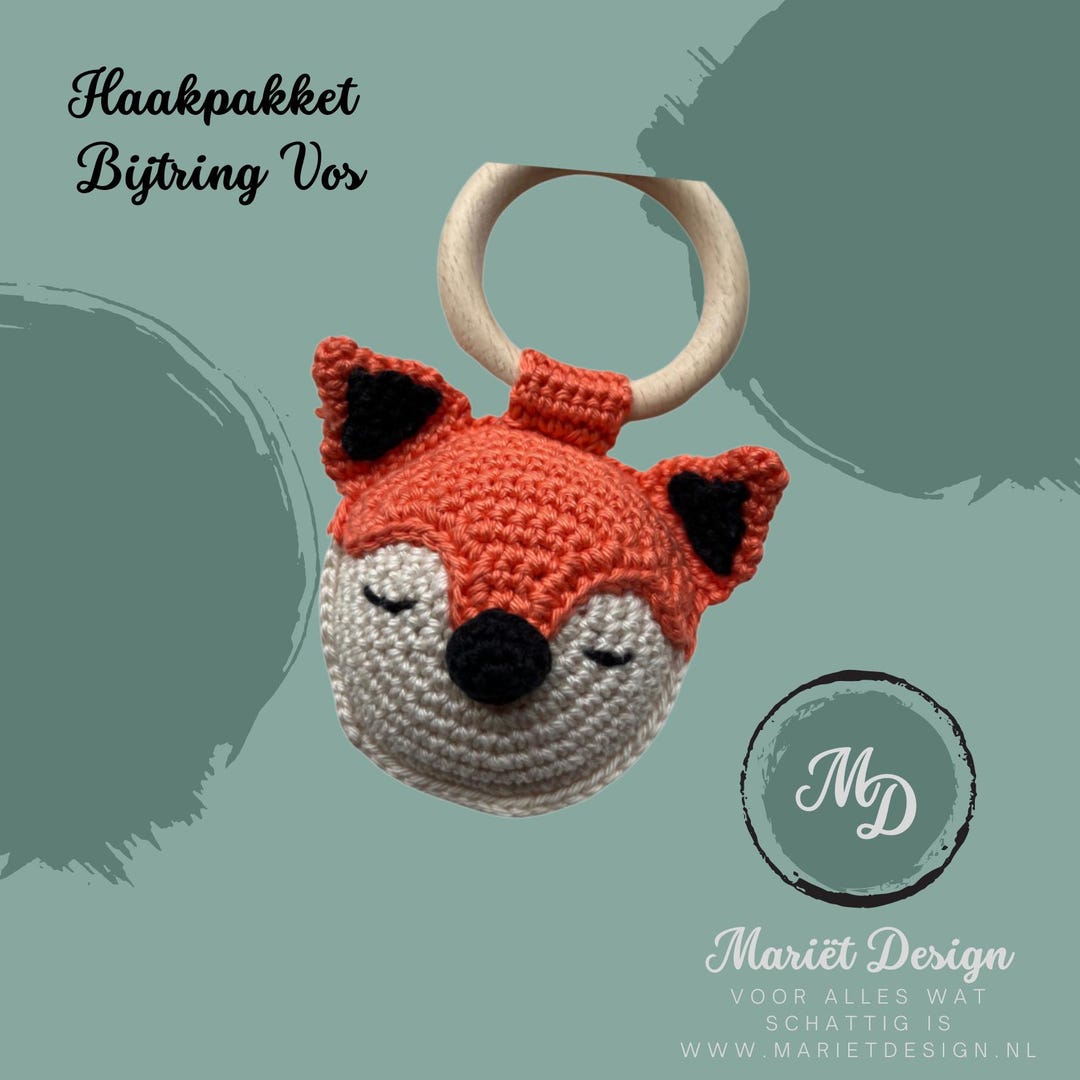 Crochet Pattern Fox Teething Ring - Etsy