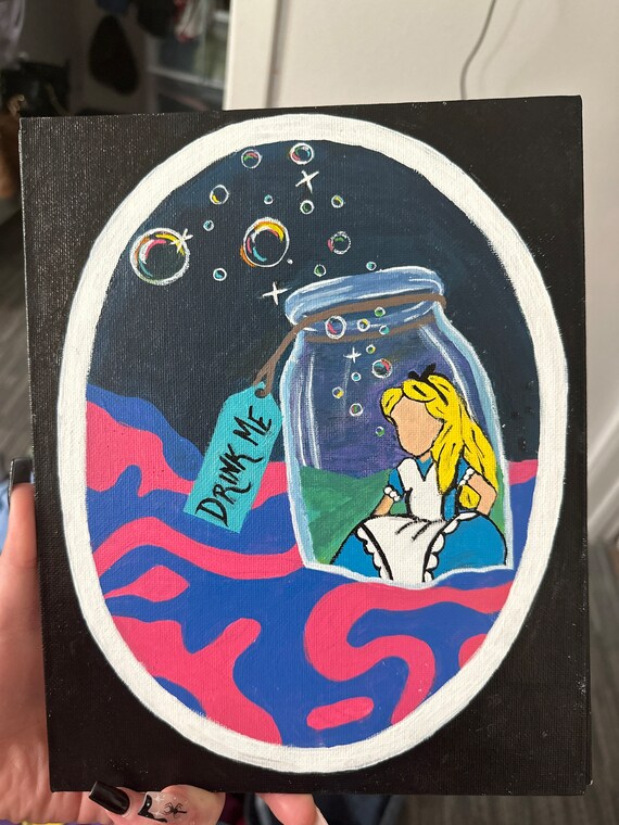 Psychedelic Alice In Wonderland Art