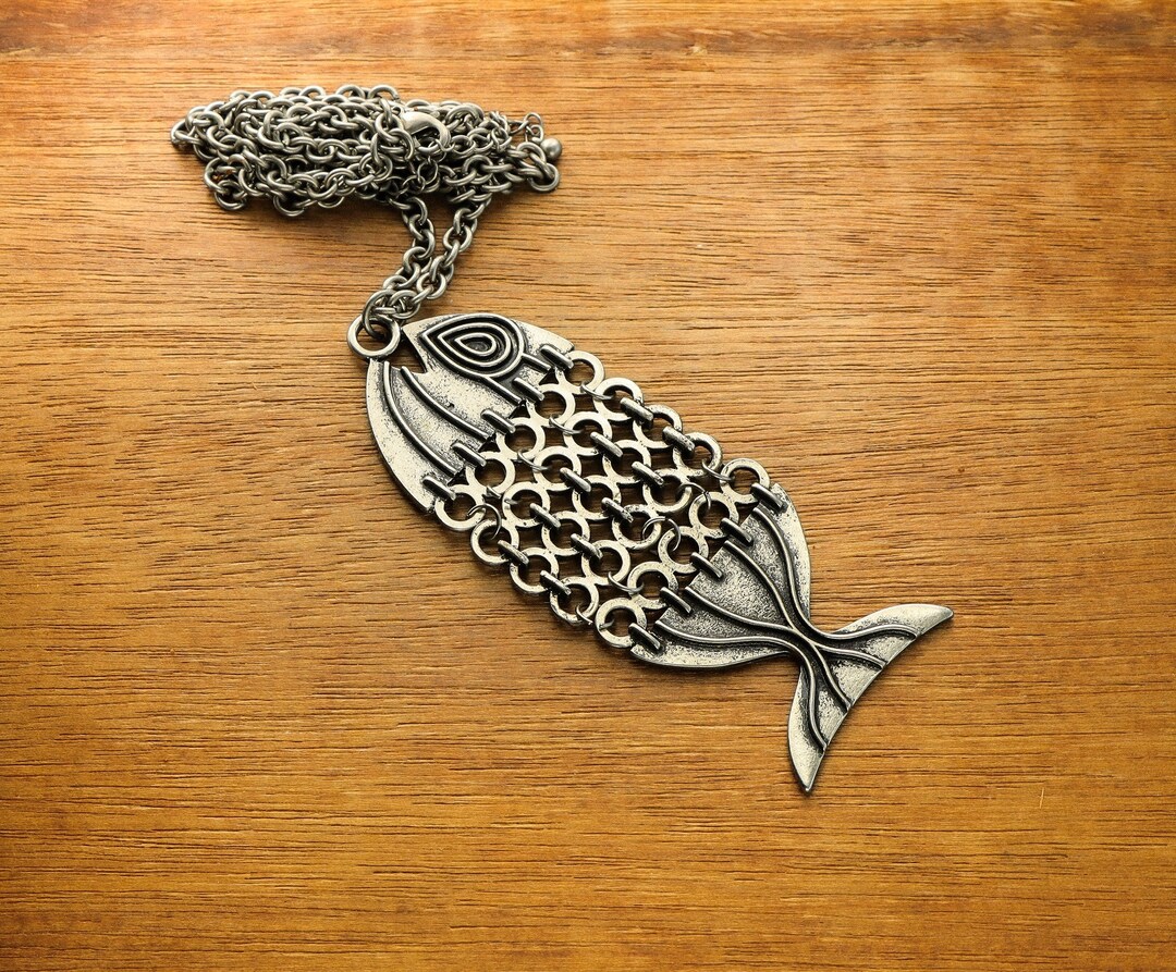 Adorable Articulate Fish Necklace Ready to Wear or Repurpose for ...