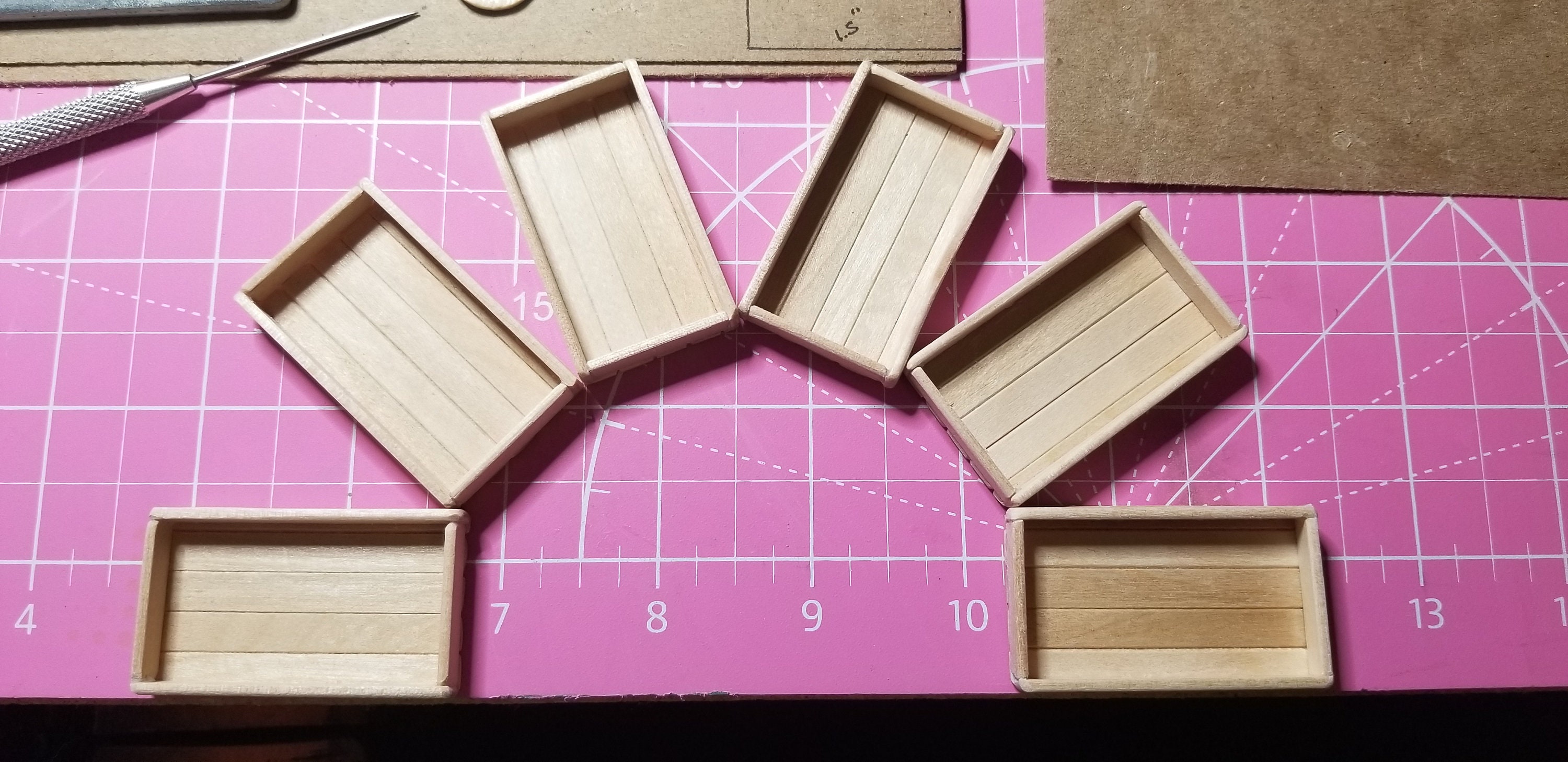 Miniature Half Crates Produce Crates - Etsy