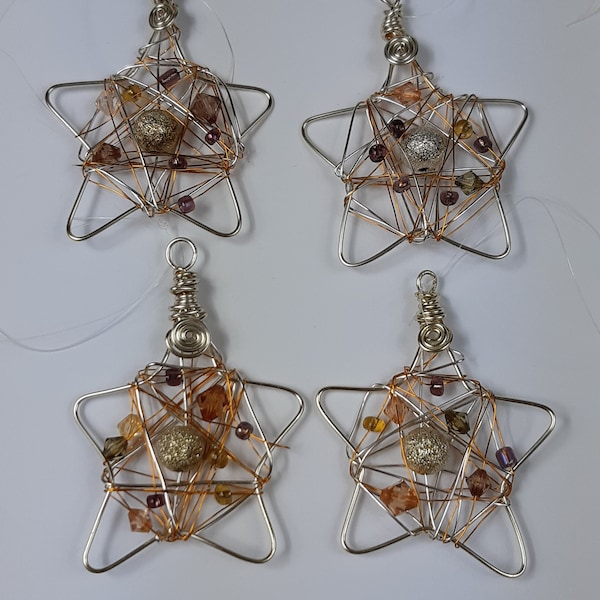 Wire Wrapped Star - Etsy UK