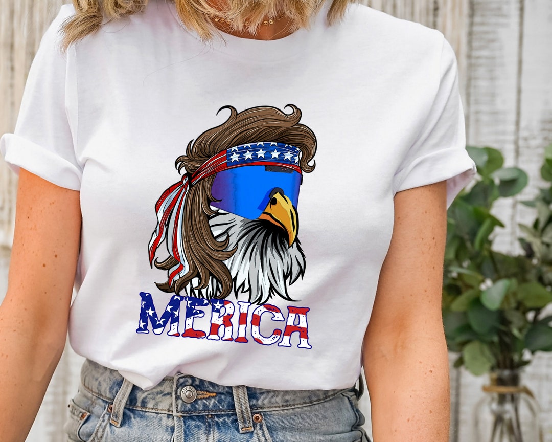 Eagle Merica Shirt, Merica Mullet Eagle Shirt, American Eagle, American ...