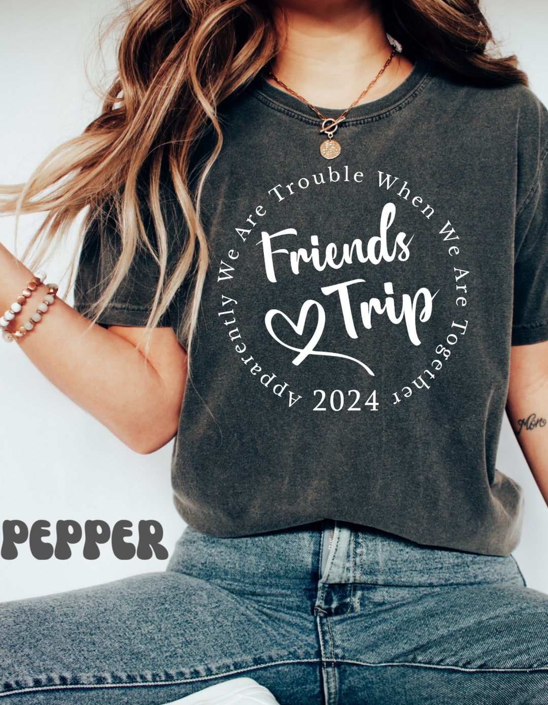 Funny Friends Trip Shirt, Friends Vacation Graphic Tees, Girls Trip Clothing, Gift for Best ...