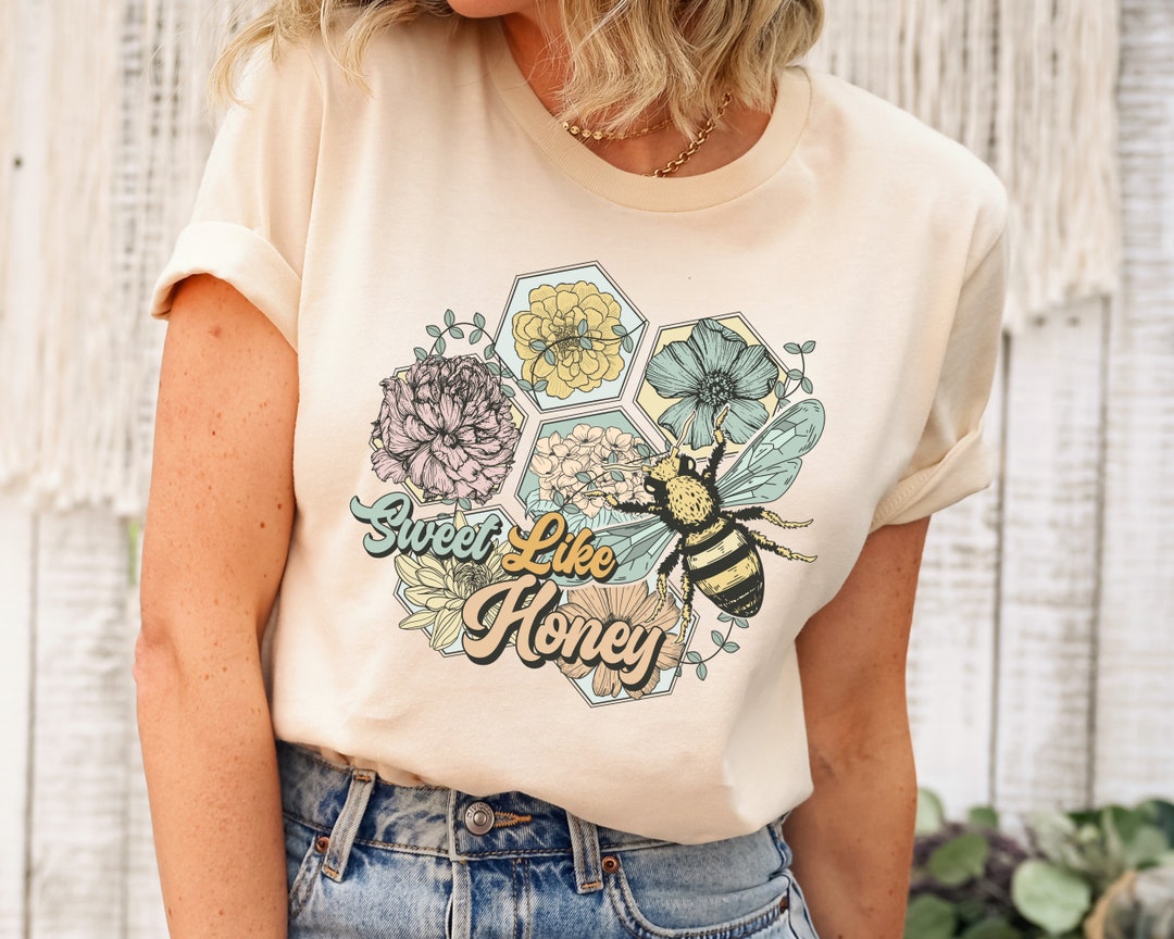 Sweet Like Honey, Summer Shirt, Kind Words Shirt, Summer Vibes Tee ...