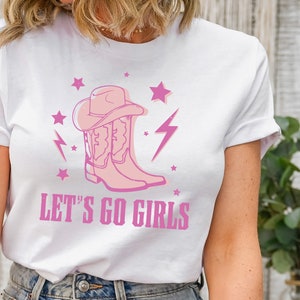 Let's Go Girls Graphic Tee Let's Go Girls T-shirt - Etsy