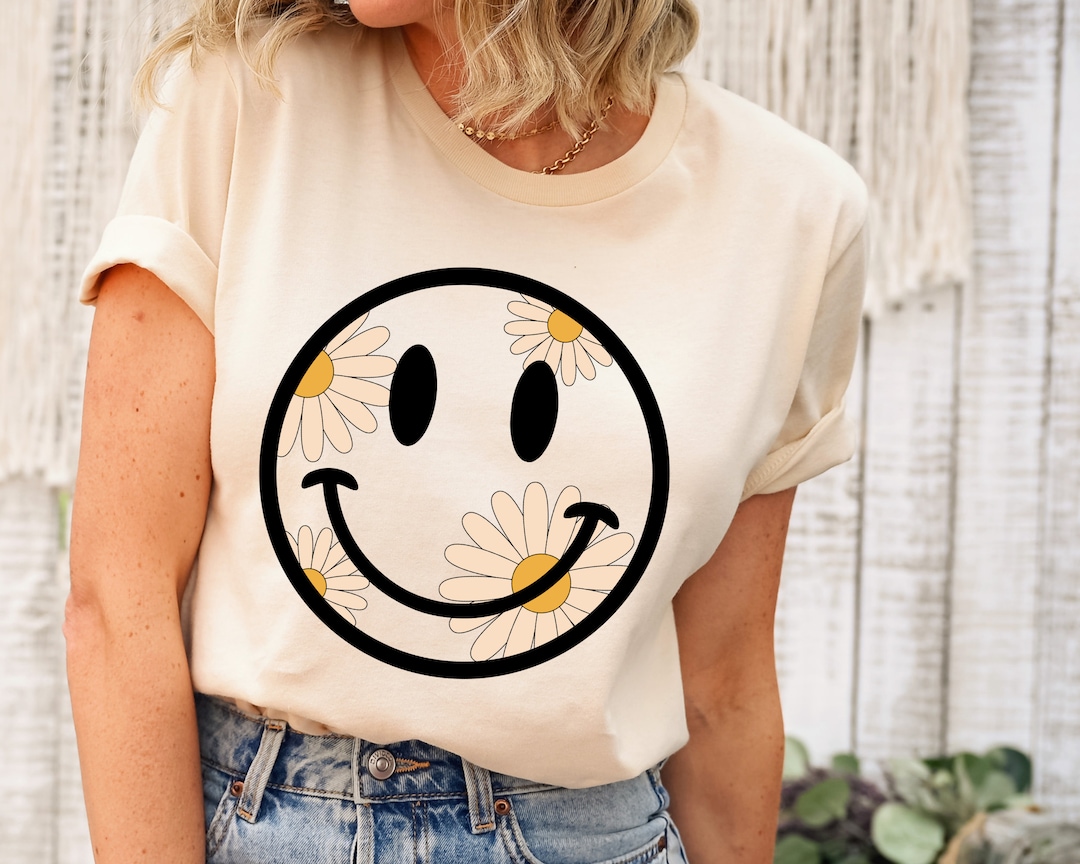 Cute Smile Shirt, Smiley Face Shirt, Happy Face Shirt , Happy Face for ...