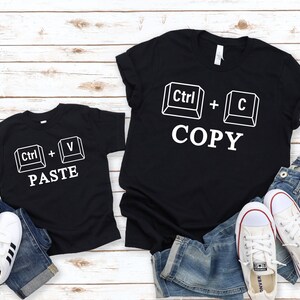 Copy Paste Shirt Set - Father and Baby Matching Shirts, Copy and Paste ...