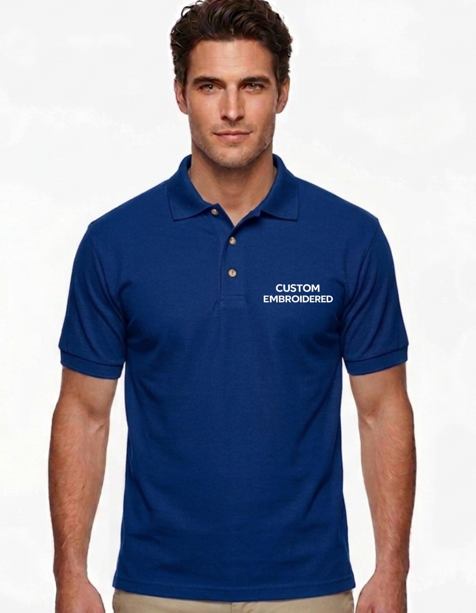 Custom Embroidered Polo Dry Blend Shirt for Men and Women, Personalized ...