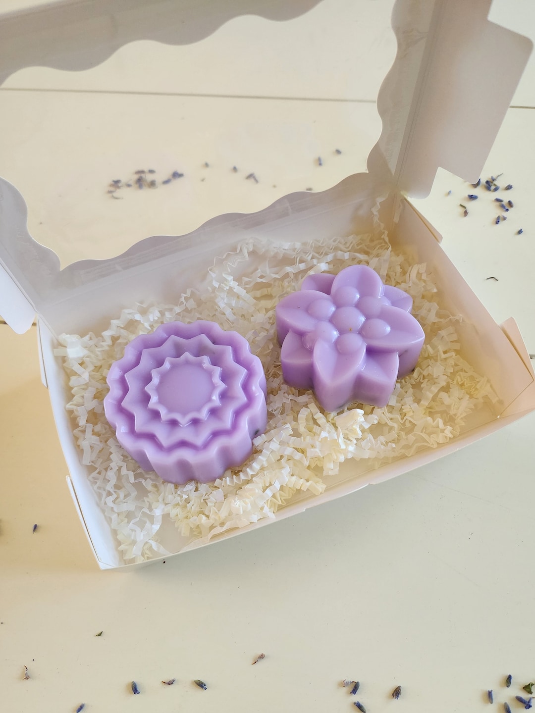 Lavender Soap Box Flower Soap Handmade Soap Shea Butter Soap Gift for ...