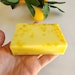 Lemon Soap Bar Lemon Zest Soap Lemon Party Favors Gift Handmade Soap ...