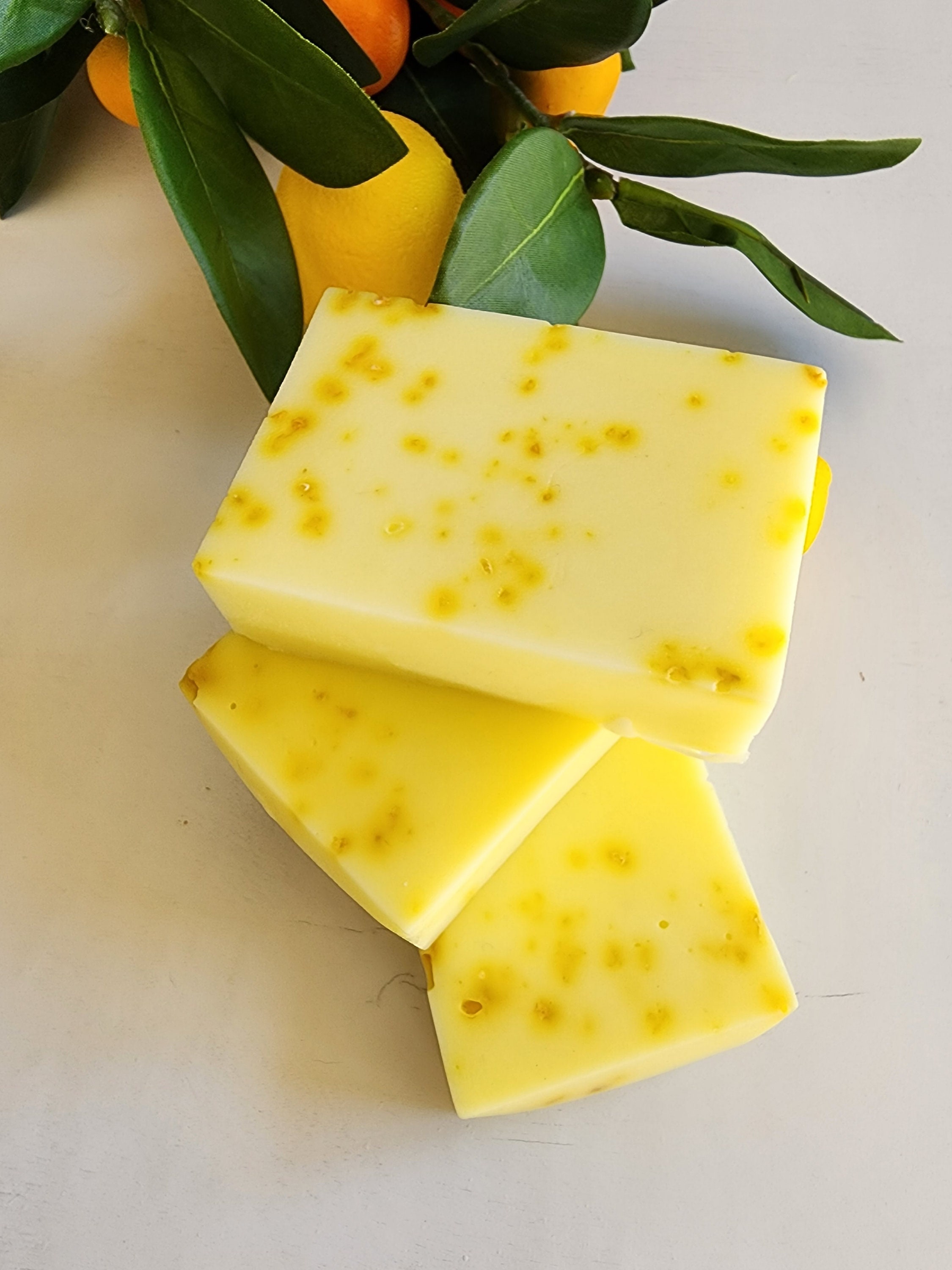 Lemon Soap Bar Lemon Zest Soap Lemon Party Favors Gift Handmade Soap ...