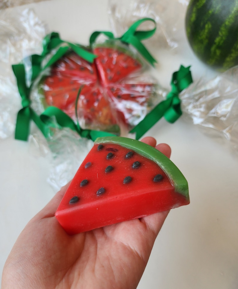 Summer Soap Watermelon Soap Watermelon Favors Gift Watermelon Party ...