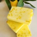 Lemon Soap Bar Lemon Zest Soap Lemon Party Favors Gift Handmade Soap ...