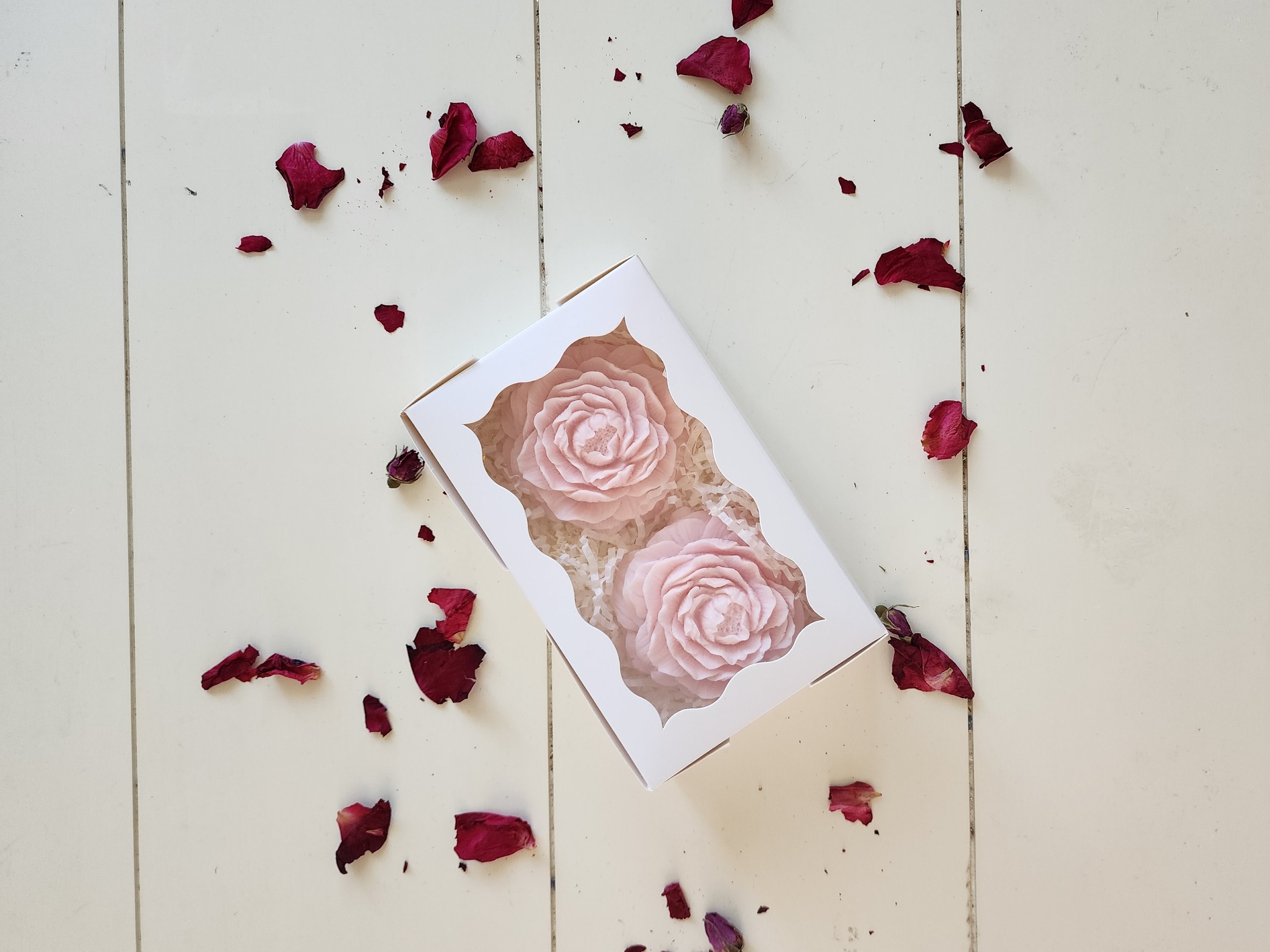 Flower Soap Box 2 Rose Soap Bar Handmade Soap Easter Soap Mom Soap Gift ...