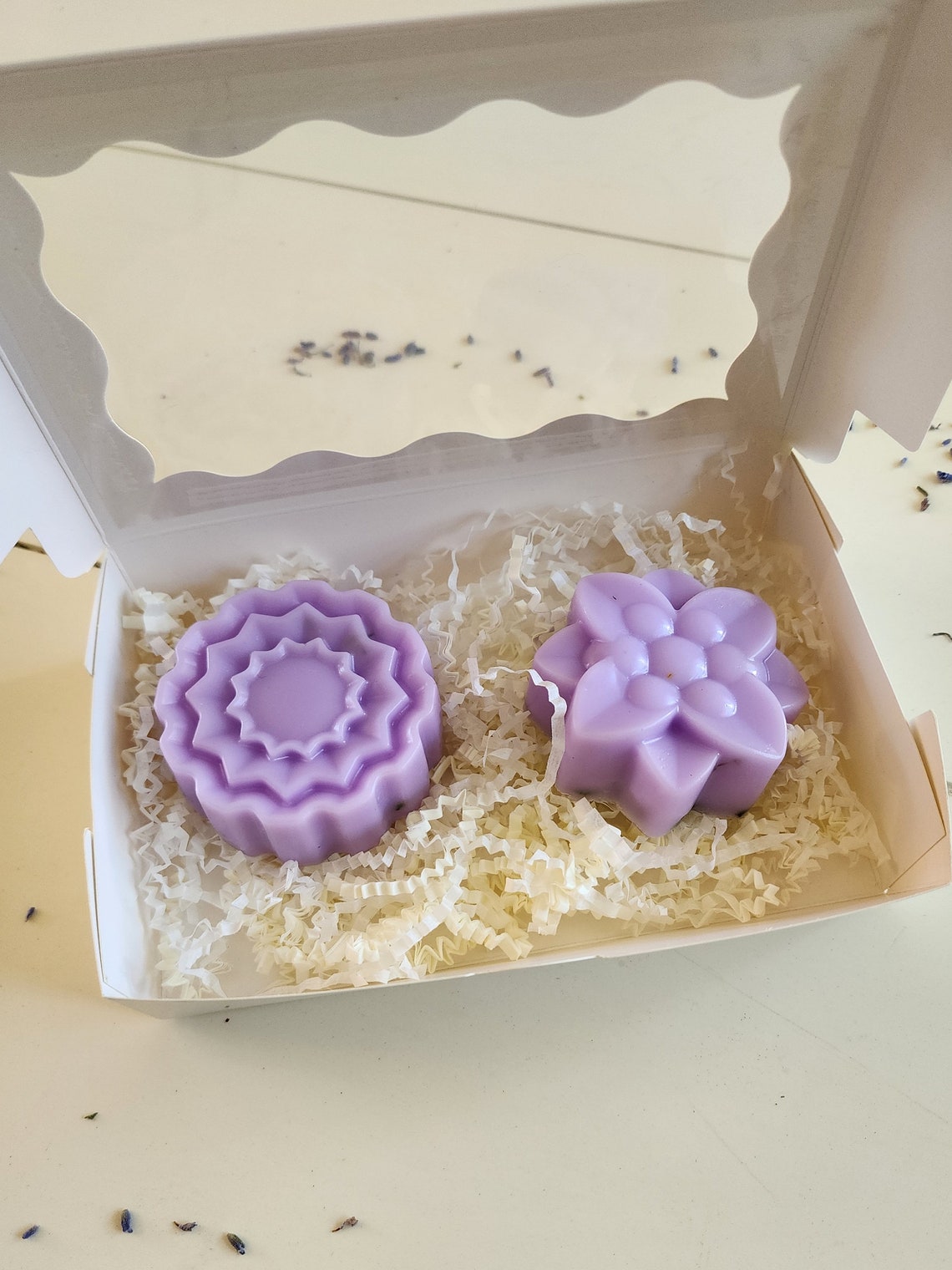 Lavender Soap Box Flower Soap Handmade Soap Shea Butter Soap Gift for ...