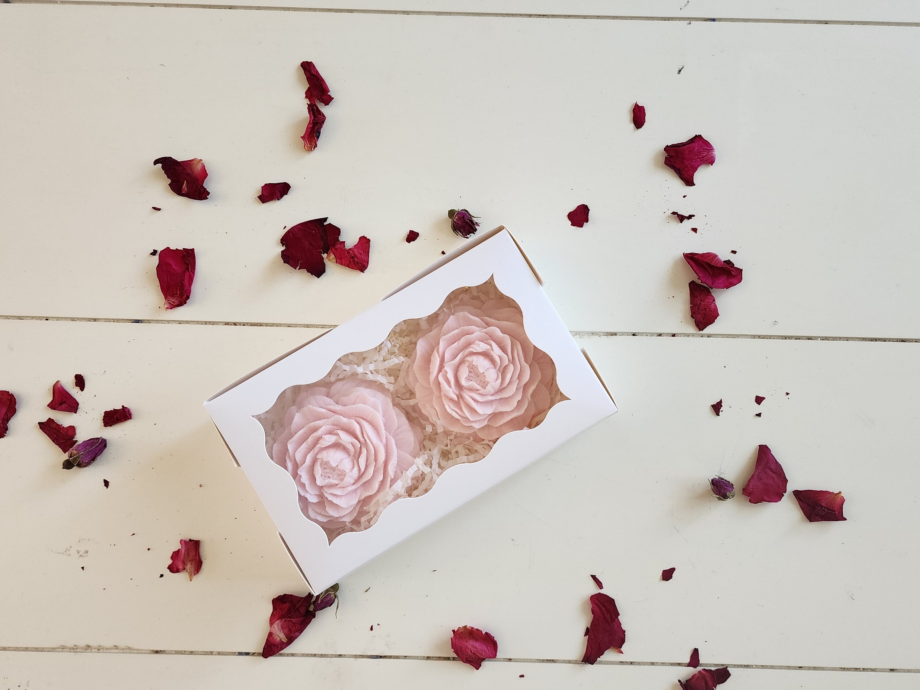 Flower Soap Box 2 Rose Soap Bar Handmade Soap Easter Soap Mom - Etsy