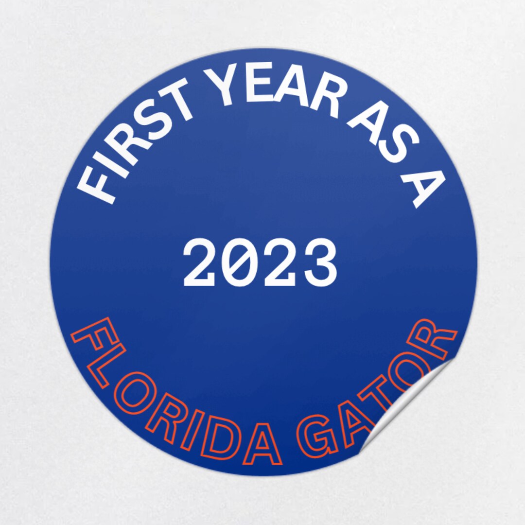 University of Florida Gators UF Sticker Minimalist Decor - Etsy