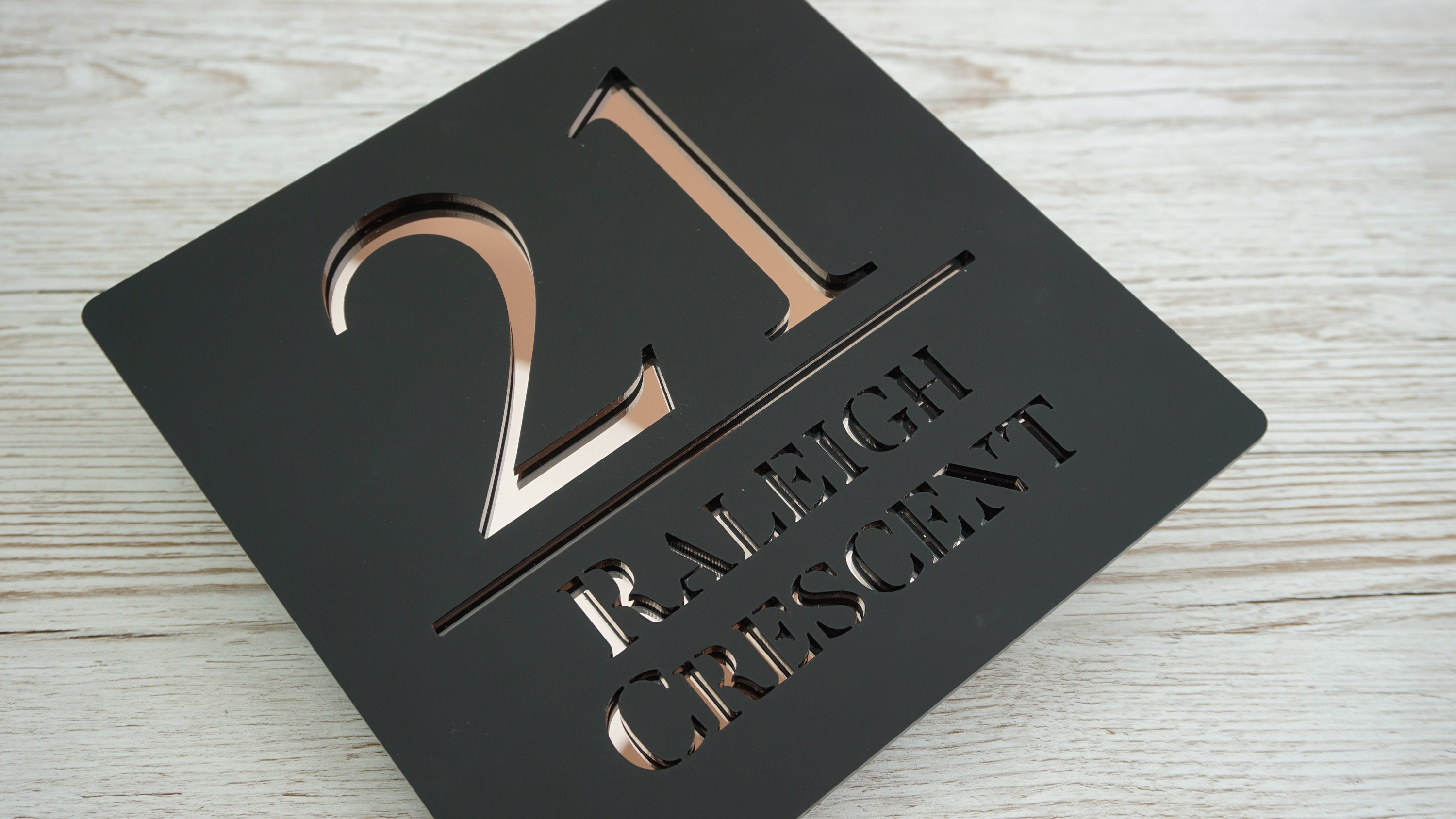 Contemporary House Sign Personalised Laser Cut House Sign - Etsy