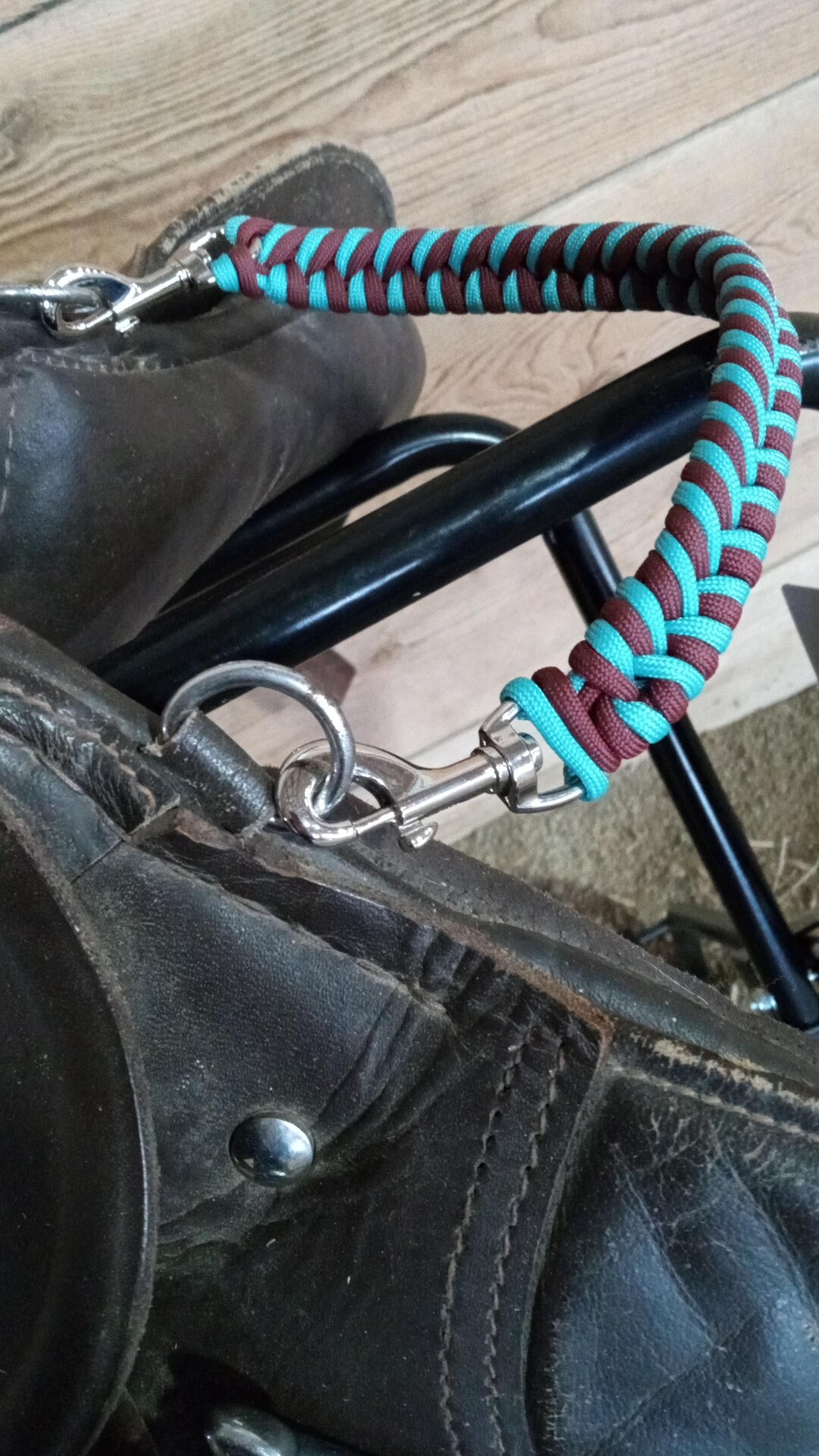 Braided Polycord Grab Strap: English Saddle Balance Handle - Etsy