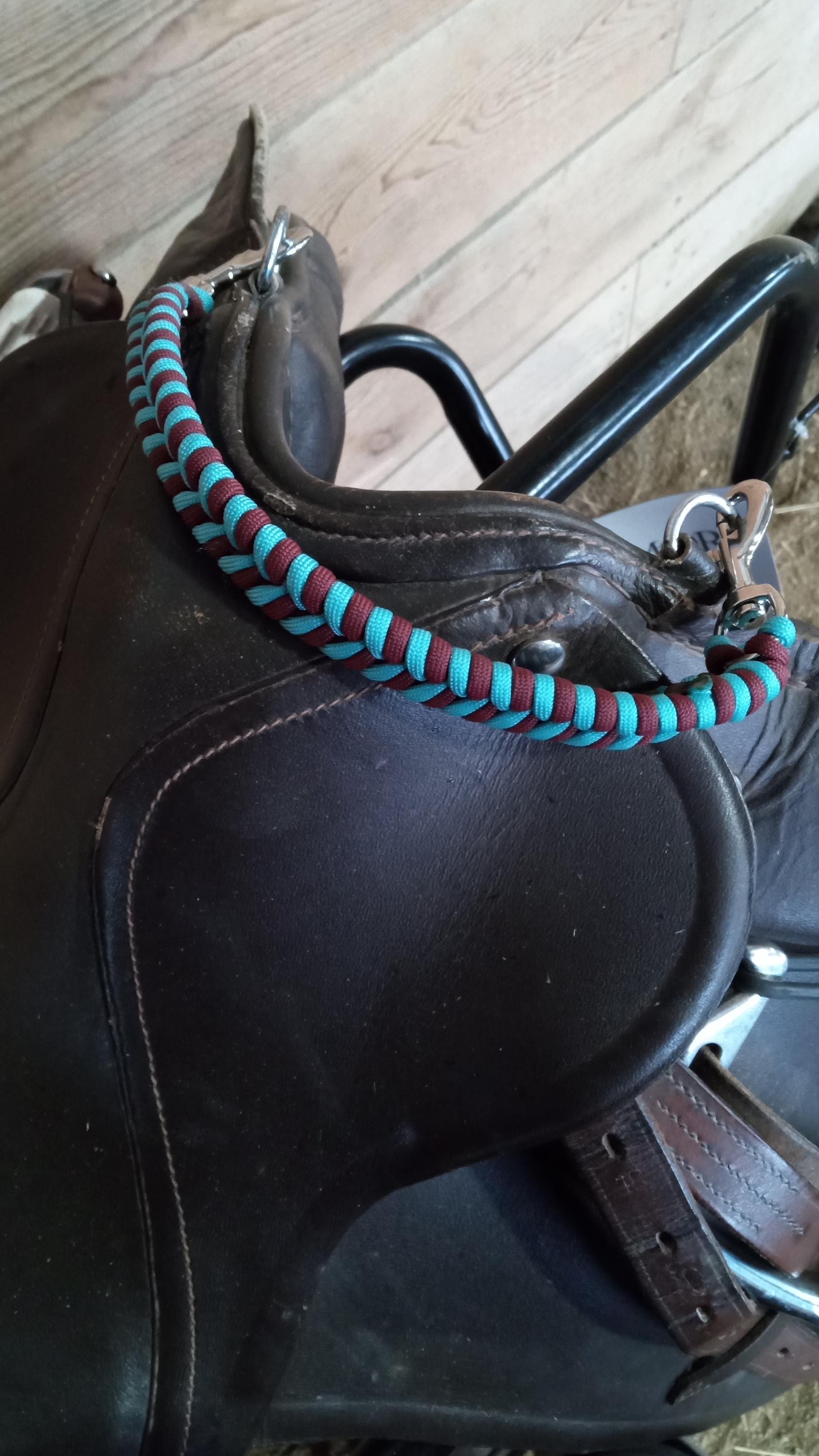 Braided Polycord Grab Strap: English Saddle Balance Handle - Etsy
