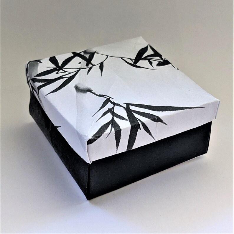 Bamboo Origami Box Template printable - Etsy