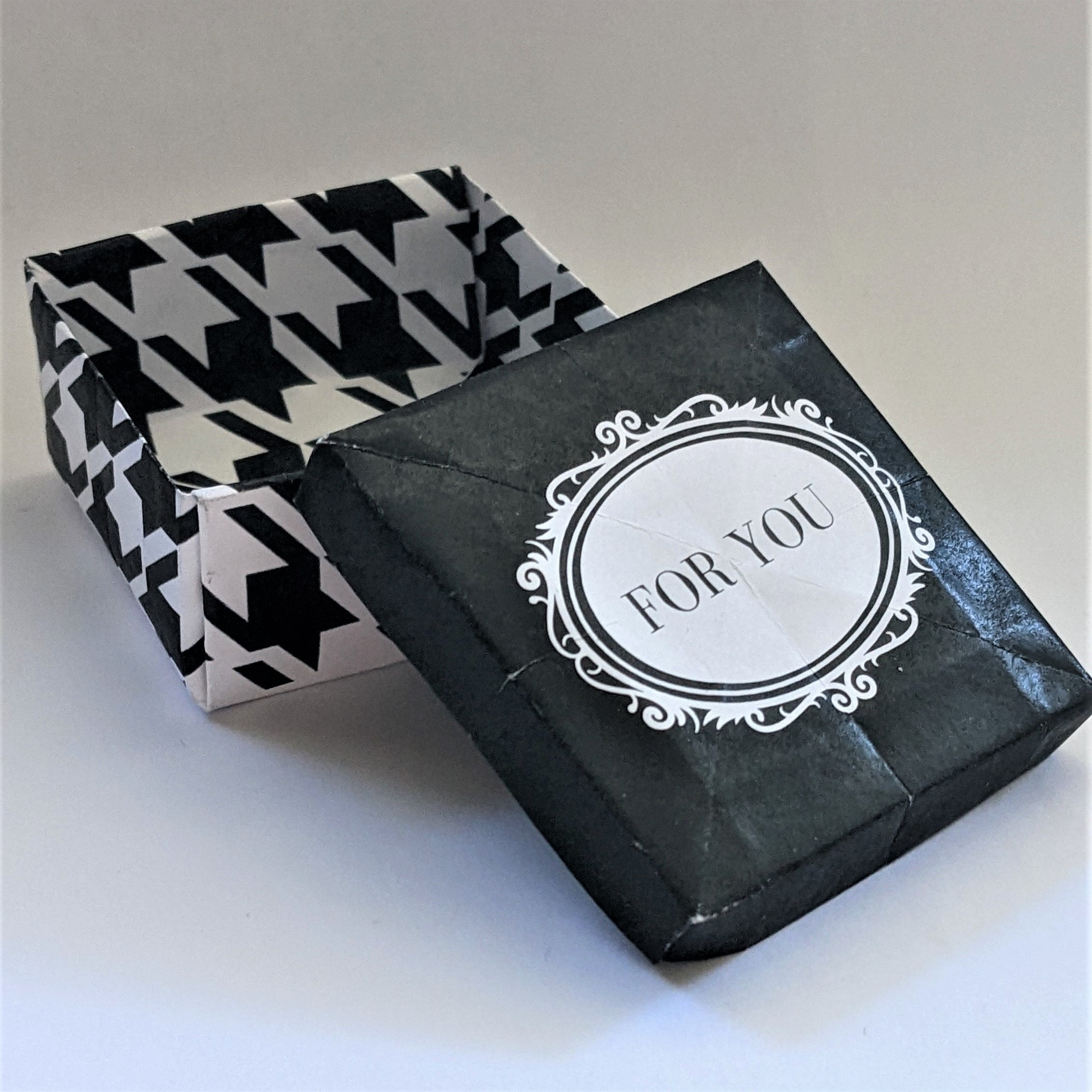 Trio of Origami Box Templates printables - Etsy