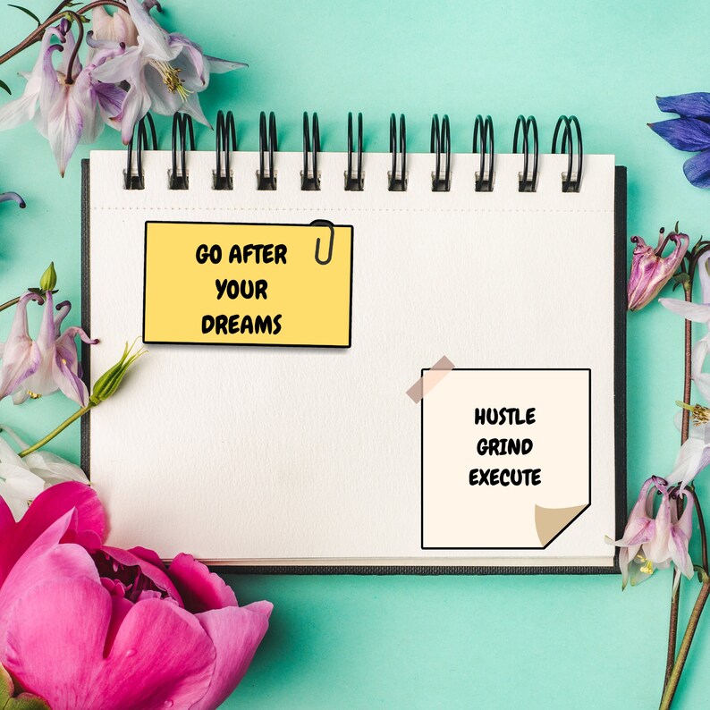 Motivational Sticky Notes Png Printable Stickers - Etsy Australia