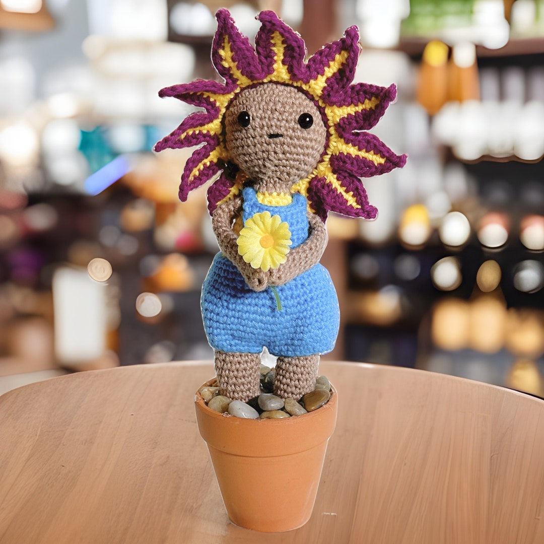 Handmade Crochet Forest Flower Sprite Whimsical Amigurumi - Etsy