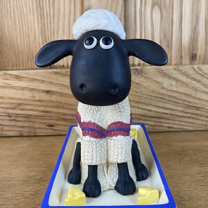 Wallace and Gromit Aardman Vintage Shaun the Sheep Nodding Shaun - Etsy UK