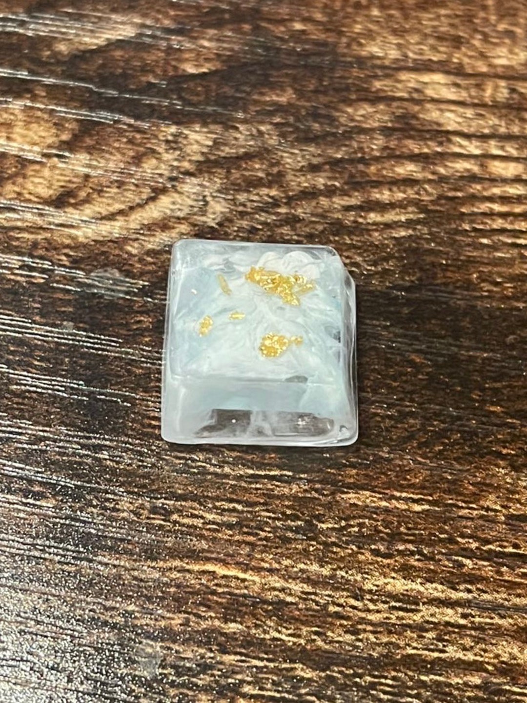 Blue, White and Gold 1U Key Cap - Etsy