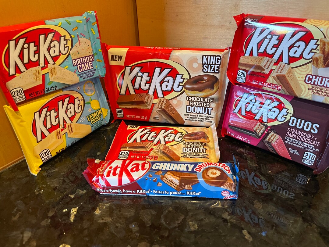 Kit Kat Lovers Bundle Kitkat Gift Set Chocolate Frosted Donut, Lemon ...