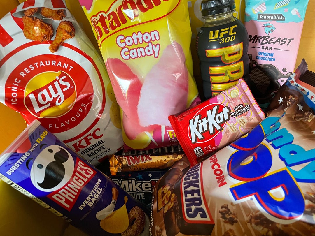 Prime Snack Birthday Gift Box Christmas Cheetos, Lays, Kit Kat ...