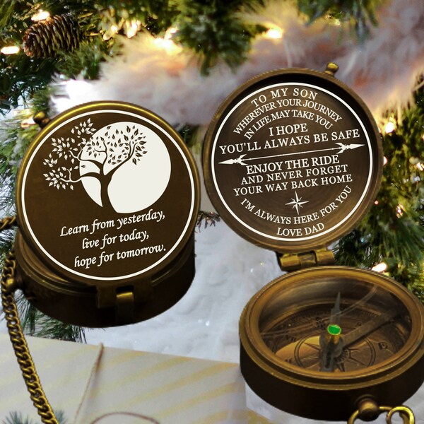 Compass for Son Graduation - Etsy