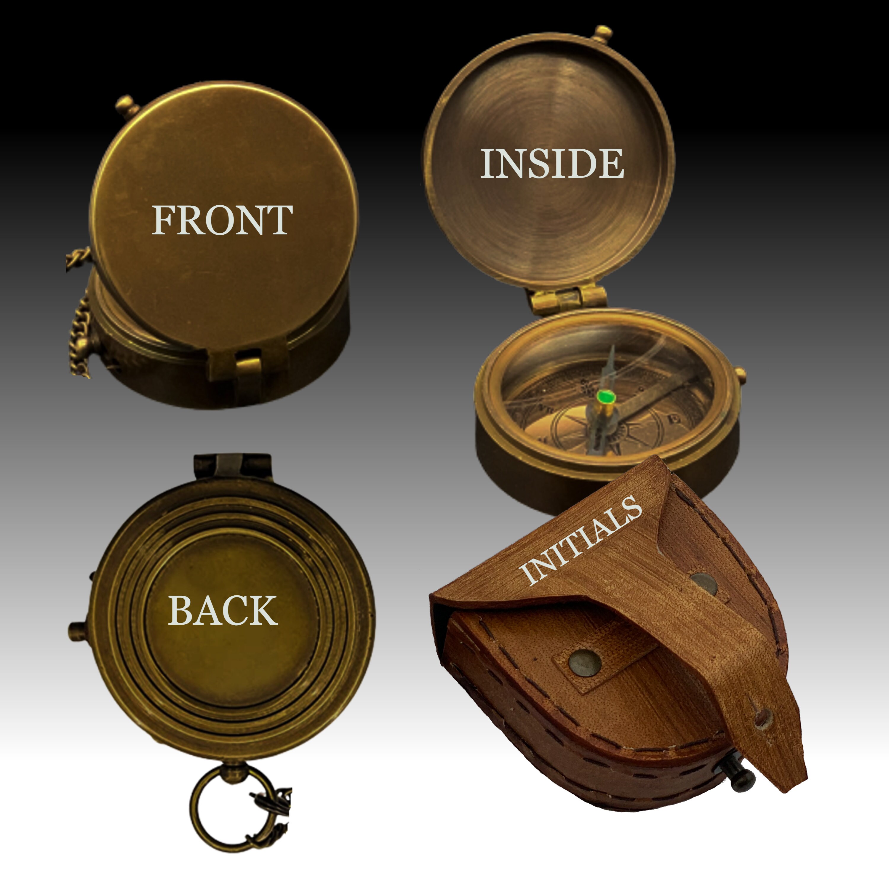 Brass Engraved to My Son Compass, to My Son Gift, to My Daughter ...
