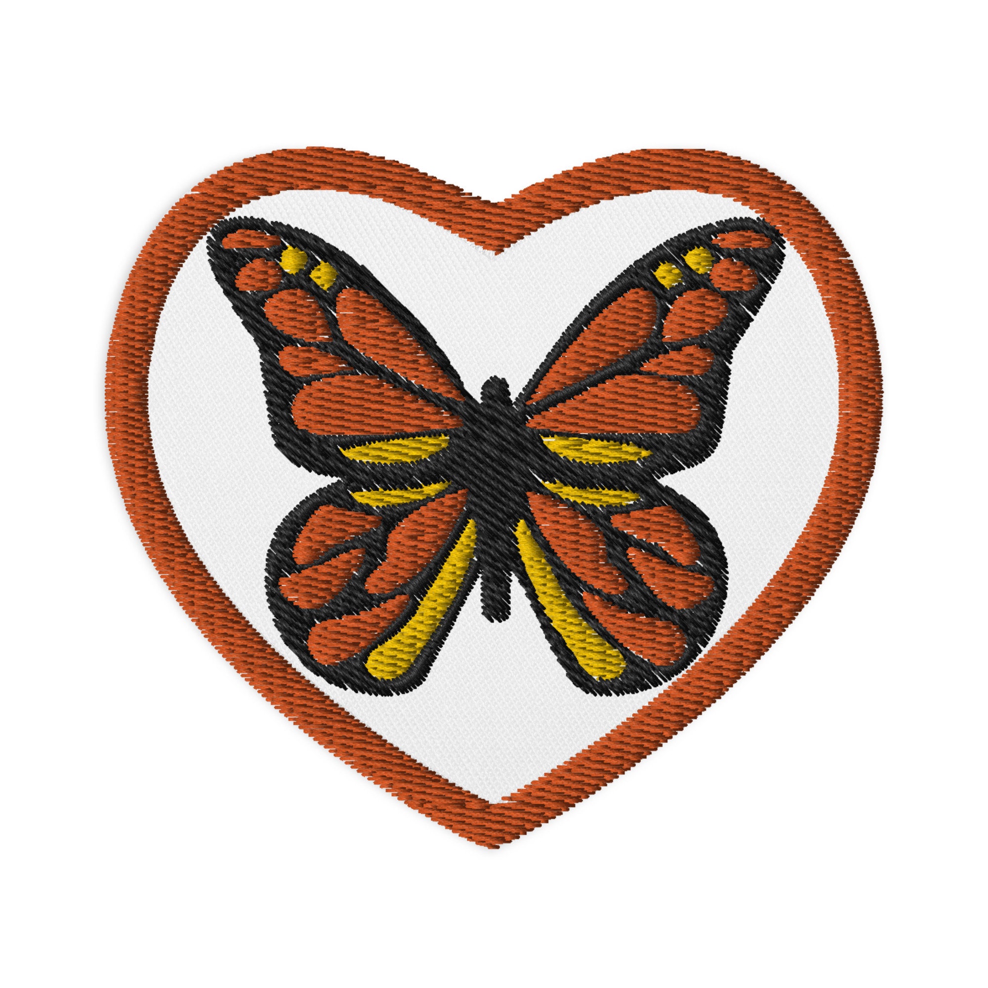 Monarch Butterfly Embroidered Patches - Etsy