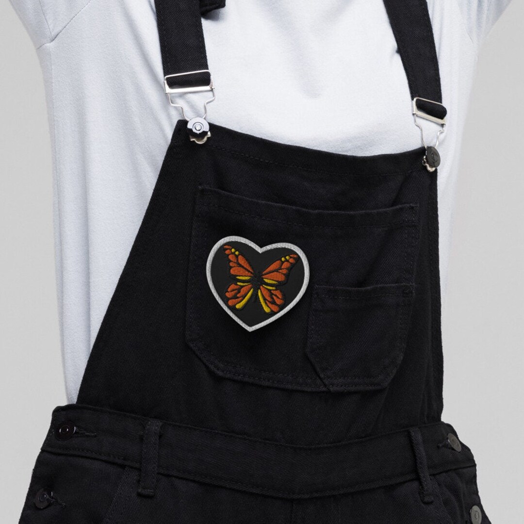 Monarch Butterfly Embroidered Patches - Etsy