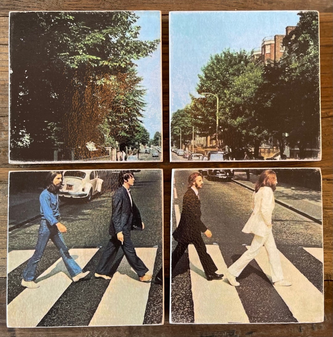 The Beatles Album Cover Coasters set of 4 - Etsy