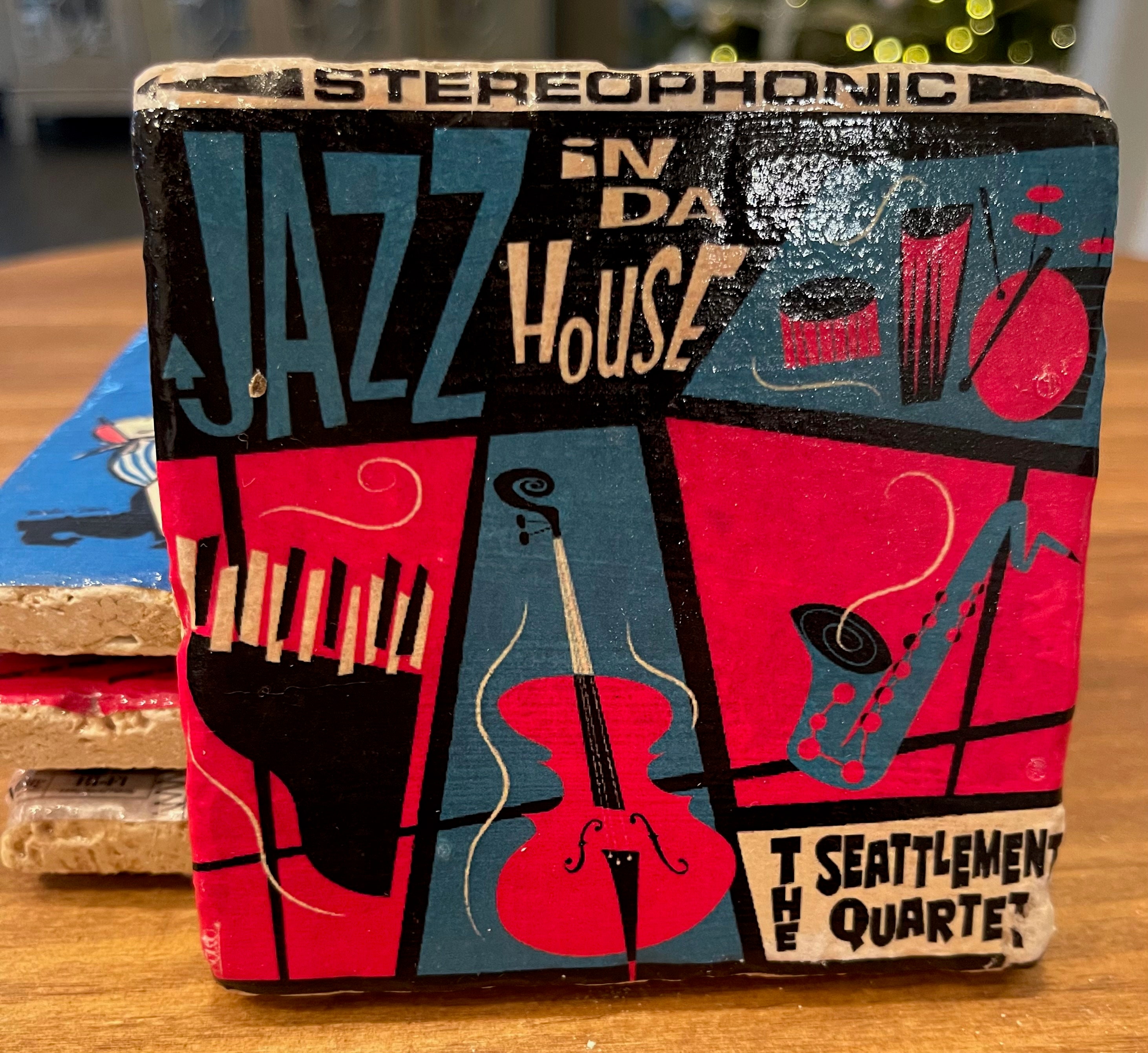 Jazz Album Cover Coasters set of 4 - Etsy