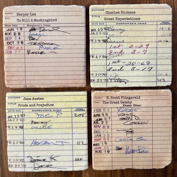 Vintage Library - Etsy