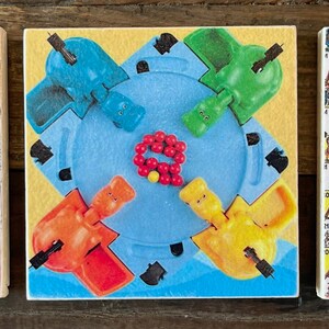 Vintage Board Game Coasters set of 4, 6, or 9 - Etsy
