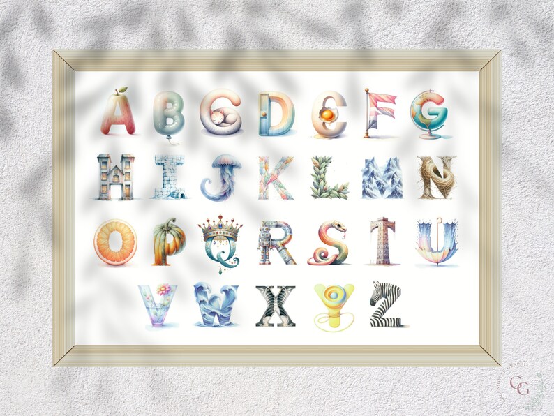 Alphabet Phonetic Poster - Capital Letters - Portrait | Landscape ...