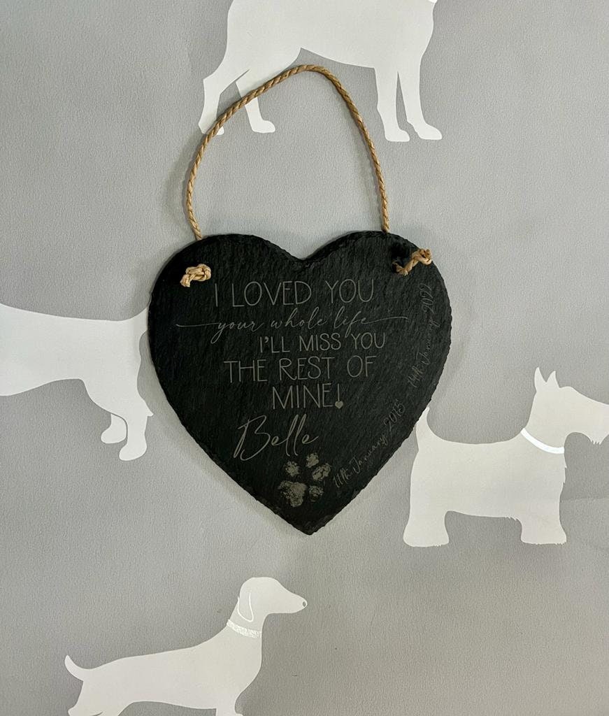 Placa conmemorativa de animales Placa conmemorativa para perro mascota ...