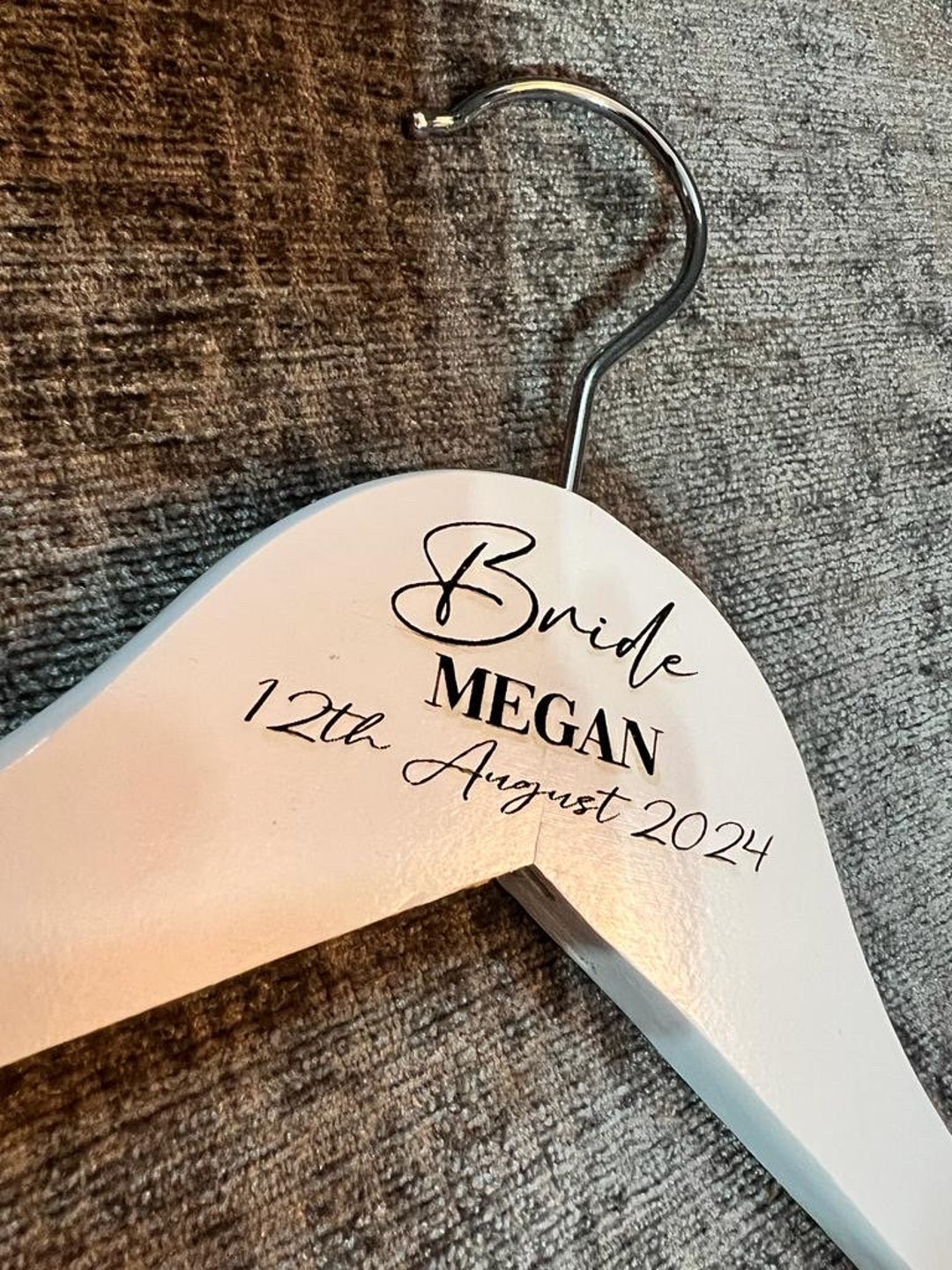 Wedding Hangers, Groom Hangers, Bride Hangers, Personalised Hanger for ...