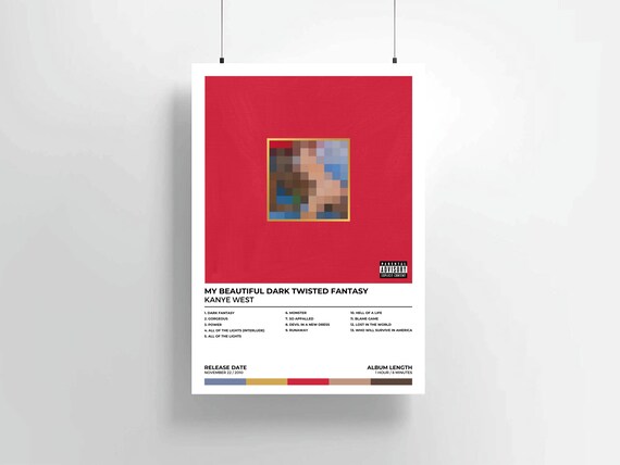 My Beautiful Dark Twisted Fantasy Poster