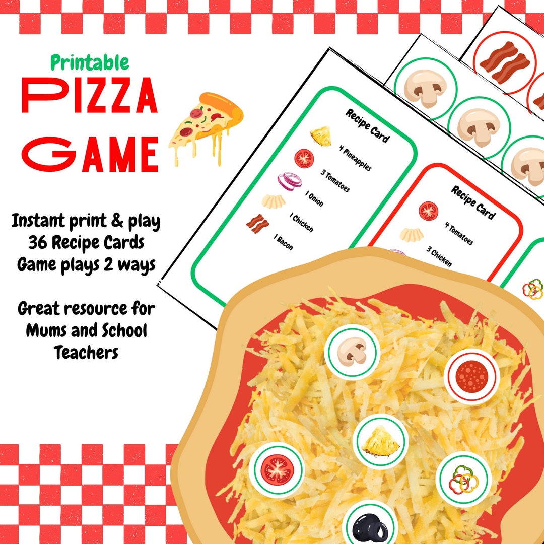 Pizza Game | Classroom Activity | Fun Game | Pizza Party Game | Instant ...