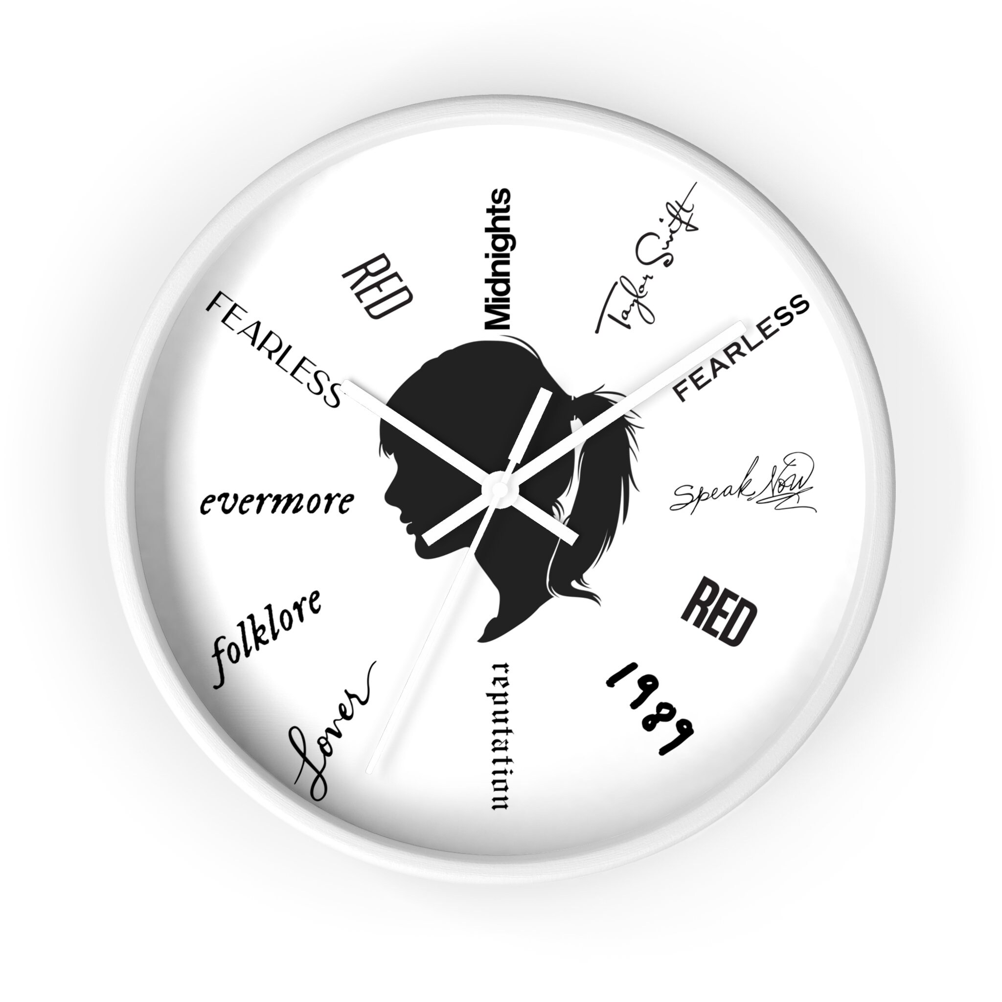 Tsylor Swift Eras Taylor Swift Clock Meet Me at Midnights - Etsy Canada