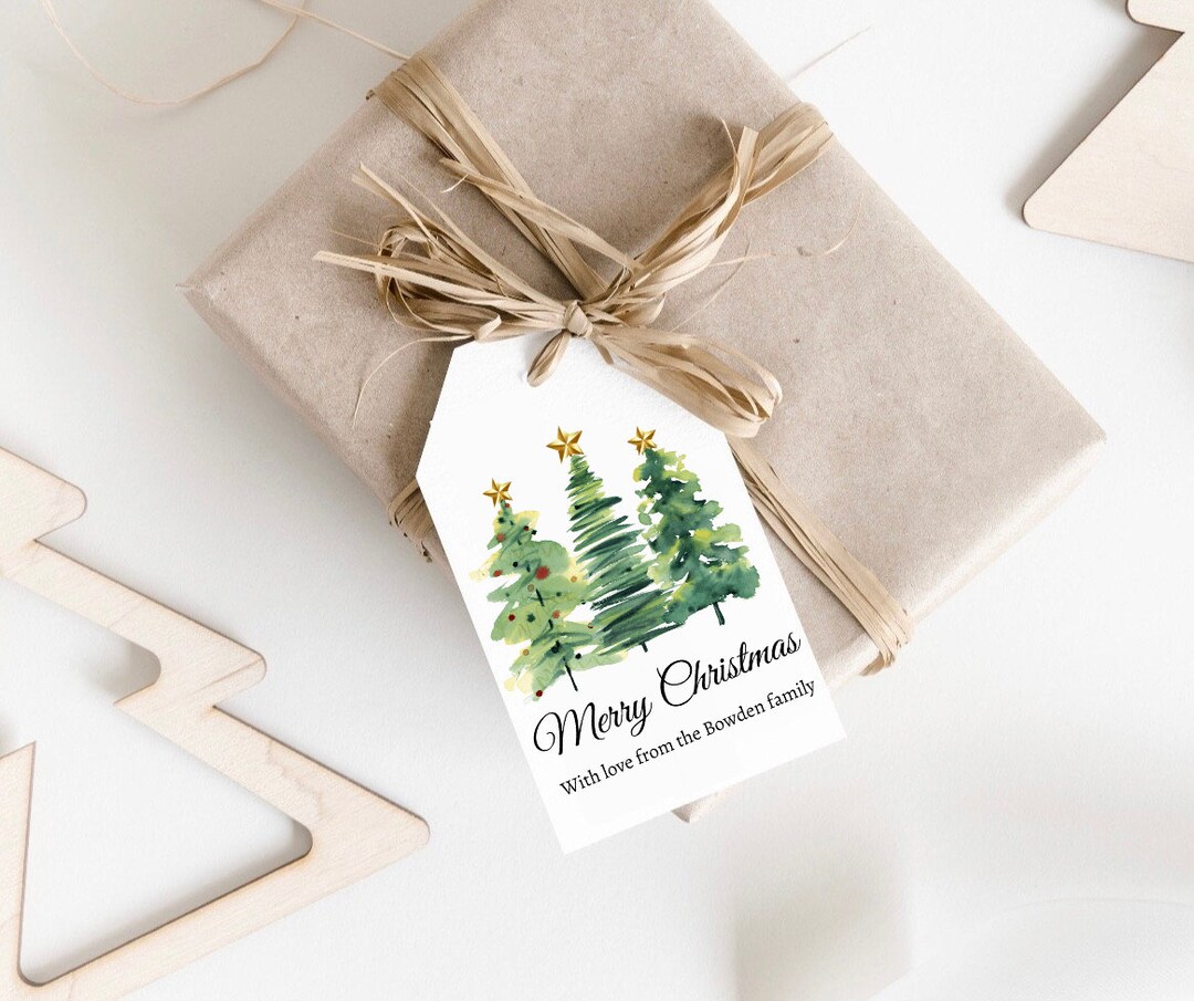 Christmas Gift Tags Christmas Party Favor Tags Holiday Favor - Etsy