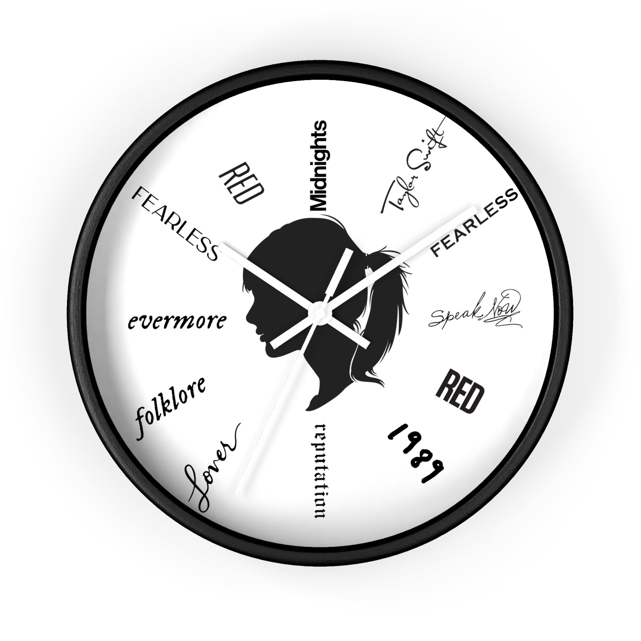 Tsylor Swift Eras Taylor Swift Clock Meet Me at Midnights - Etsy Canada
